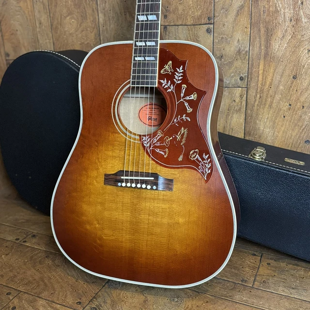 GIBSON 1960 HUMMINGBIRD Fixed Bridge Heritage Cherry Sunburst VOS 2023 ...