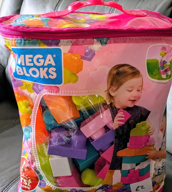 TODDLER BUILDING BLOCKS Mega Bloks First Builders Age 1+ Excellent ...