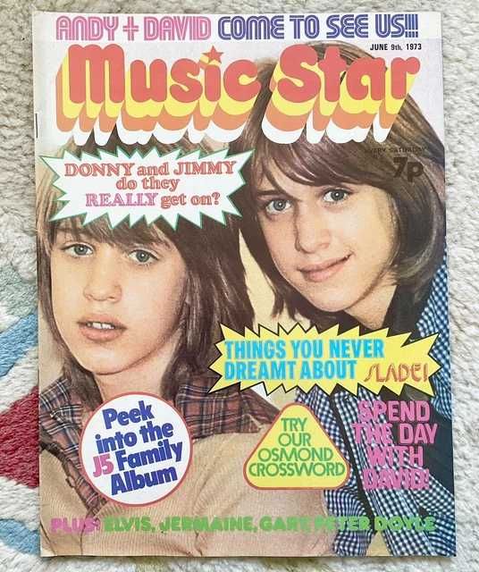 MUSIC STAR MAGAZINE June 9 1973 Pop Gossip Pin-up Bands Jermaine Slade ...
