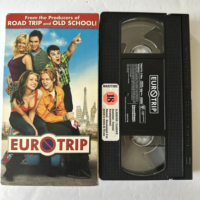 EUROTRIP (2004) LATE Release VHS Cassette Trachtenberg Mechlowicz Teen ...