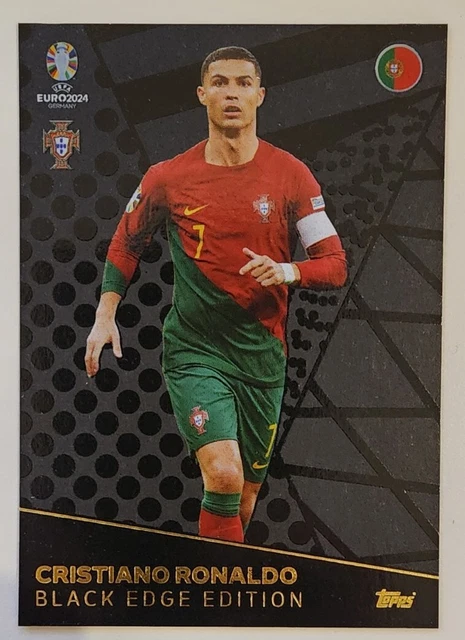 UEFA EURO 2024 Match Attax - Cristiano Ronaldo Black Edge Edition Card ... UEFA EURO 2024 Match Attax - Cristiano Ronaldo Black Edge Edition Card ...