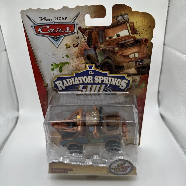 DISNEY PIXAR CARS Off Road Mater Radiator Springs 500 1/2 Diecast 1:55 ...