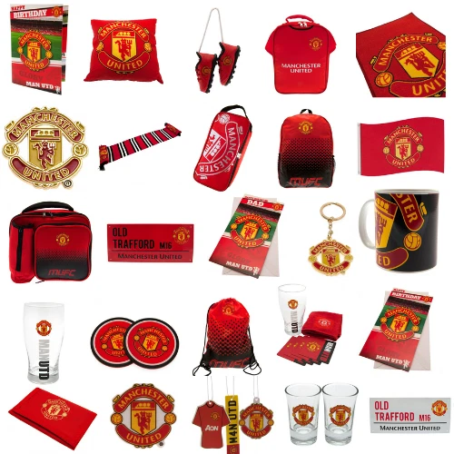 MANCHESTER UNITED MAN Utd Official Merchandise Souvenirs Gift Ideas ...