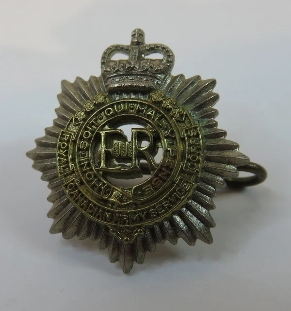 VINTAGE ROYAL CANADIAN Army Services Corps Badge (Inv39053) $7.95 ...