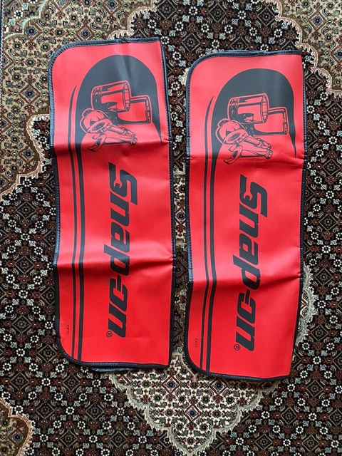 VINTAGE SNAP-ON CK-7C Fender Cover Rubber Backed 35" x 22" 2 Covers ...