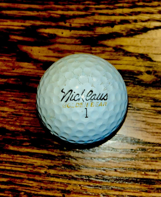 RARE VINTAGE JACK Nicklaus Signature Golden Bear Logo Golf Ball £1.99 ...
