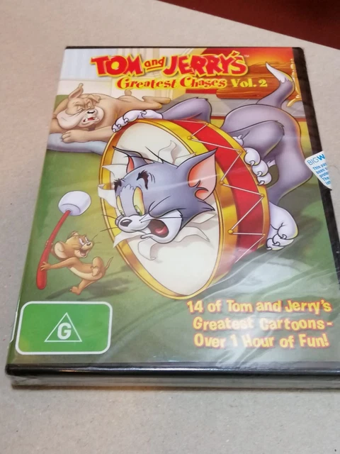 VTG TOM AND Jerry's Greatest Chases (VHS, 2000) Authentic | 12 Cartoons ...