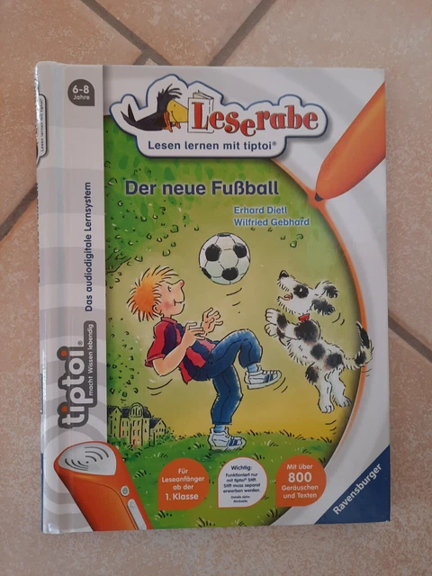 RAVENSBURGER ~ TIPTOI®BUCH ~ Leserabe "Der neue Fußball" lesen lernen ...