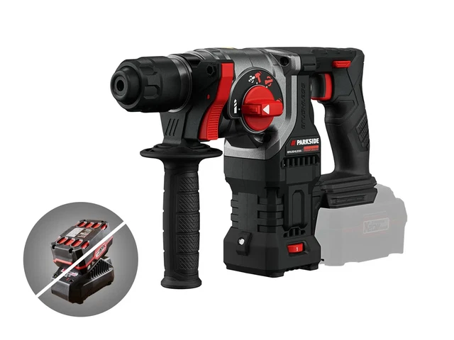 PARKSIDE PERFORMANCE CORDLESS Drill-Buriner with SDS-plus PKHAP 20-Li ...
