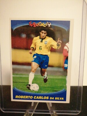 FIGURINA STICKER CARD Panini Supercalcio 1995 96 Roberto Carlos ROOKIE ...