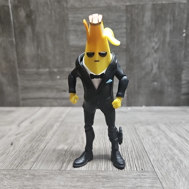 JAZWARES FORTNITE AGENT Peely in Black Tuxedo Suit Action Figure Loose ...
