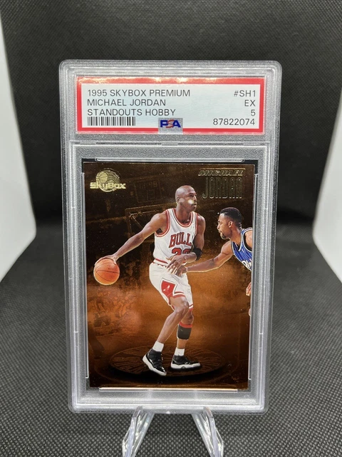 1995 SKYBOX PREMIUM Michael Jordan STANDOUTS HOBBY HOF #SH1 PSA 5 EUR 61,12 - PicClick FR