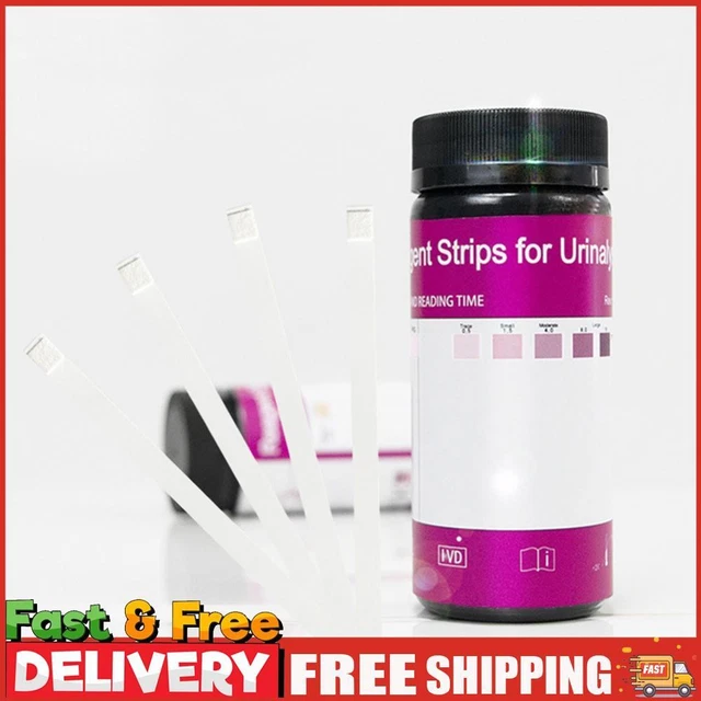 100X KETONE TEST Strips for Urinalysis Reagent Urine Diet Body Weight ...