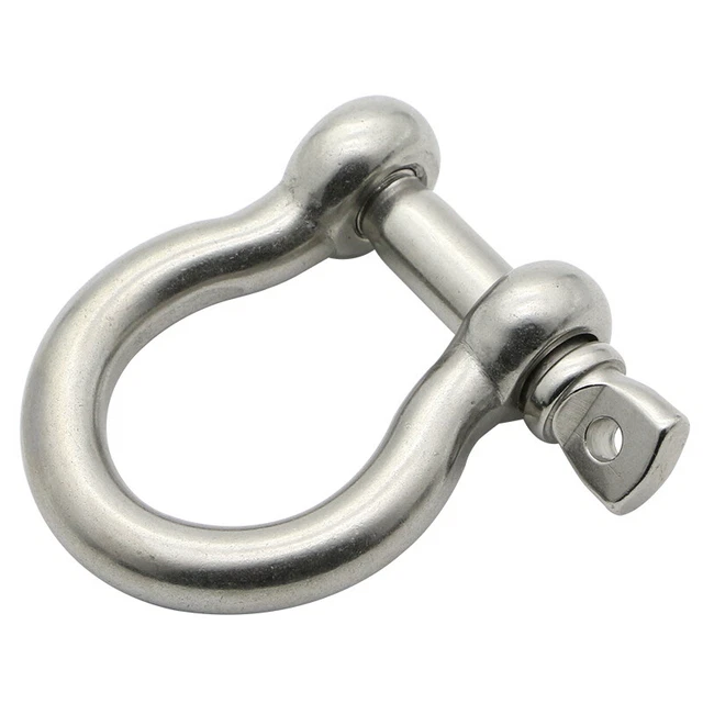 BOW-SHACKLES STAINLESS STEEL A2-Marine Grade (304) Anchor Shackle ...