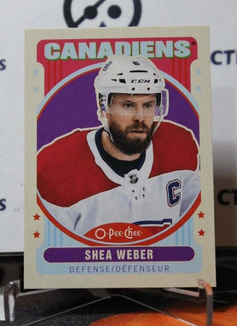 2021-22 O-PEE-CHEE SHEA Weber # 114 Retro Montreal Canadiens Hockey ...