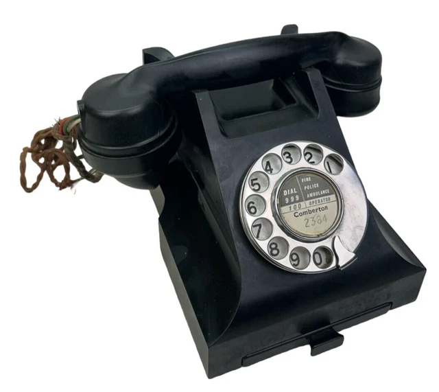 VINTAGE GPO BLACK Bakelite Rotary Telephone £52.50 - PicClick UK VINTAGE GPO BLACK Bakelite Rotary Telephone £52.50 - PicClick UK