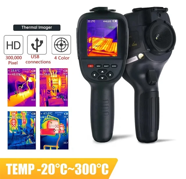 HANDHELD THERMAL IMAGER IR Resolution Infrared Thermal Imaging Camera ...
