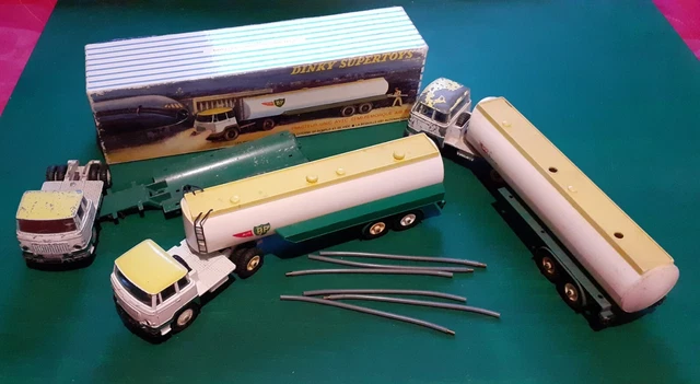 DINKY SUPERTOYS 887 Unic Tractor with Air BP Tanker lot EUR 4,50 ...
