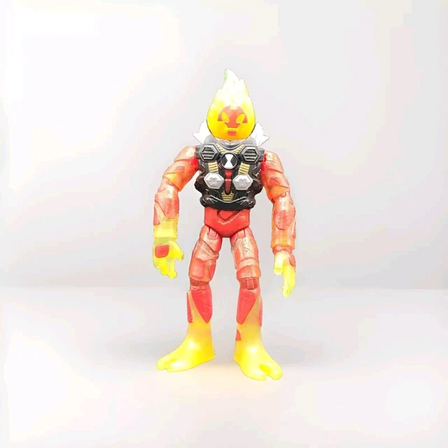 BEN 10 HEATBLAST Rocket Flyer Action Figure Cartoon Network Playmates ...