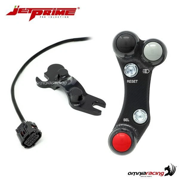 HANDLEBAR SWITCHES JETPRIME plug&play RACE 3 button left hand Yamaha R7 ...