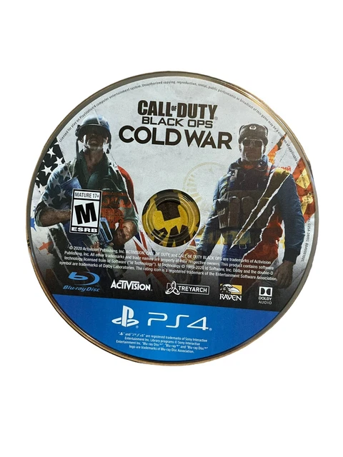 CALL OF DUTY Black Ops: Cold War (Sony PlayStation 4) DISC ONLY Tested ...