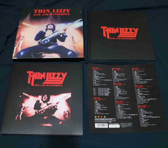 THIN LIZZY LIVE And Dangerous Super Deluxe Édition Japon 8 Shm Cd Uicy 80220 EUR 268,07 ...