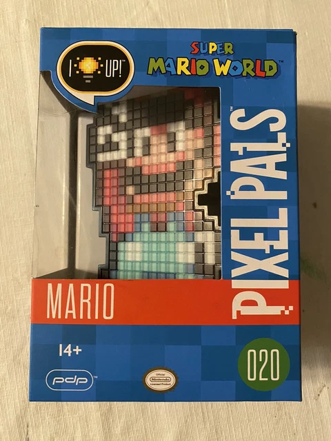 SUPER MARIO NINTENDO: Pixel Pals Light Up Figure: Open Box TESTED Quick ...