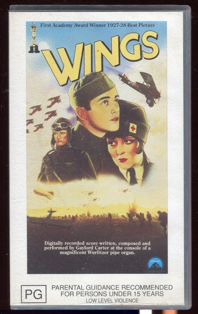 WINGS VHS 1920'S Action Paramount Home Video PAL $10.00 - PicClick AU