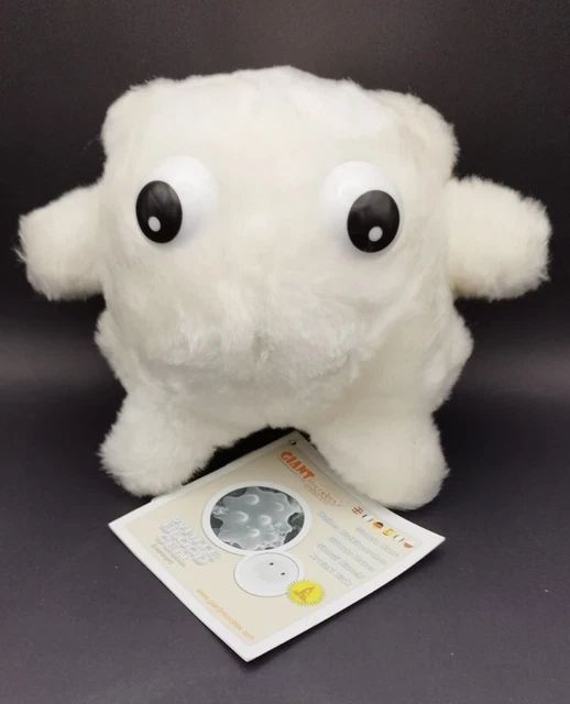 GIANT MICROBES WHITE Blood Cell Leukocyte Plush Toy 6” Science ...