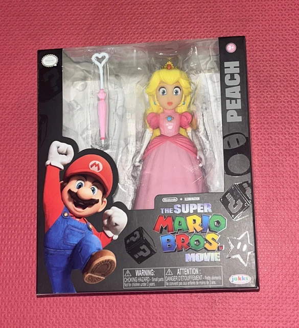 Super Mario Bros Brothers Movie 2023 Princess Peach Figure Sealed New