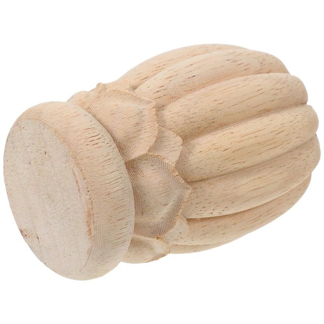 EUROPEAN STYLE WOOD Carving Columns DIY Finial Crafts Decoration Topper ...