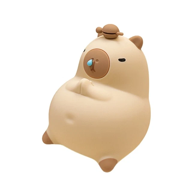 CUTE SNOTTY CAPYBARA Night Light Touch Control Dimmable Colorful ...