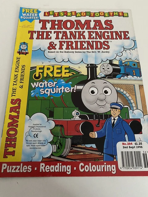 VINTAGE THOMAS THE Tank Engine & Friends Magazine 2nd Sep 1998 Issue ...