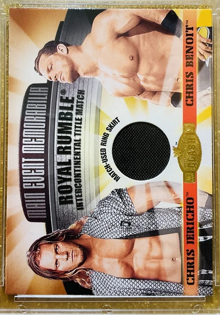 WWF CHRIS JERICHO Chris Benoit 2001 Wwe Royal Rumble Match D'occasion Cgs 9,5 Wcg Cj EUR 332,66 ...