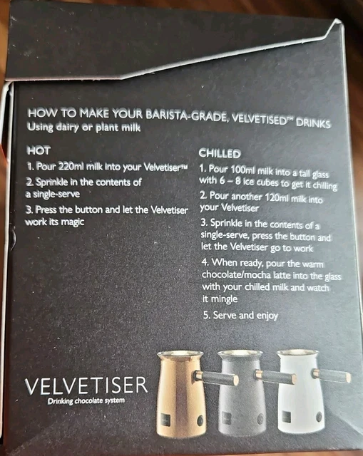 HOTEL CHOCOLAT VANILLA White 36% Drinking Chocolate Box Of 10 Sachets £ ...