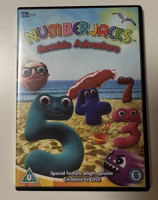 NUMBERJACKS - SEASIDE Adventure (DVD, 2009) R2 ITV Kids Children ...