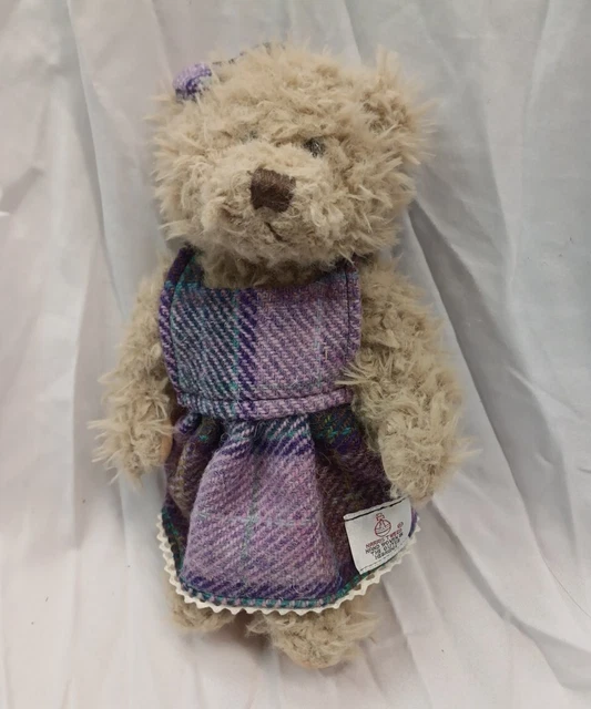 HARRIS TWEED TRADITIONAL Scruffy Jointed Teddy Bears, Used In VGC £15. ...