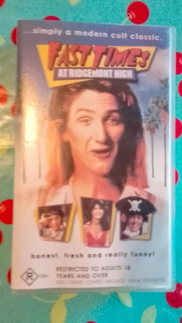 FAST TIMES AT Ridgemont High VHS $5.00 - PicClick AU