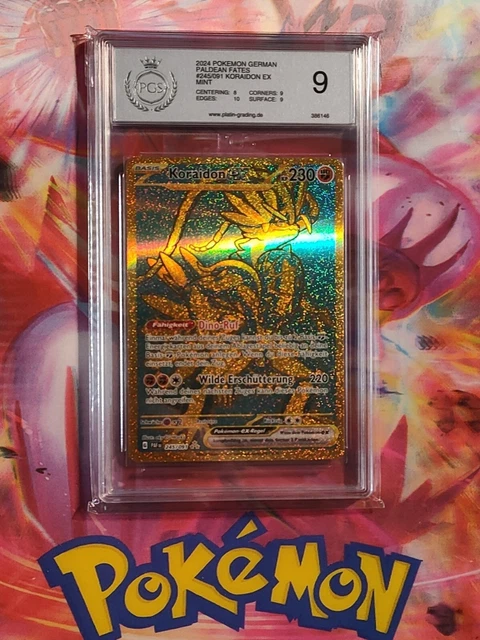 PGS 9 POKÉMON Koraidon ex Hyper Rare Deutsch 245/091 Paldeas Schicksale ...