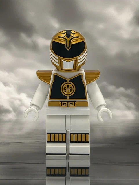 POWER RANGERS - White Ranger - 3D printed 9" Lego inspired XL Mini ...