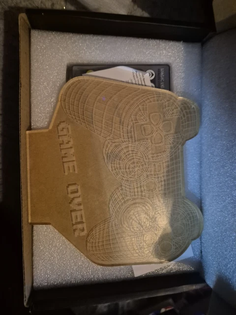 3D LAMP ILLUSION Game Over Light - Brand New £6.52 - PicClick UK