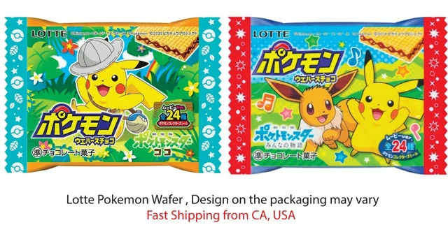 LOTTE POKEMON CHOCO Wafer (with a Limited Edition Sticker) 23g £2.49 ...