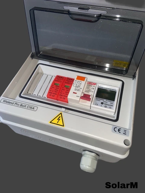 WIELAND RST EINSPEISESTECKDOSE/C16A/STROMZÄHLER/FÜR Balkonkraftwerk ...