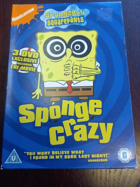 SPONGEBOB SQUAREPANTS - Spongebob Crazy DVD X3 £5.99 - PicClick UK