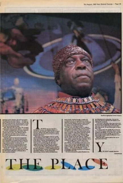 SUN RA INTERVIEW NME Cutting 1982 EUR 20,14 - PicClick FR