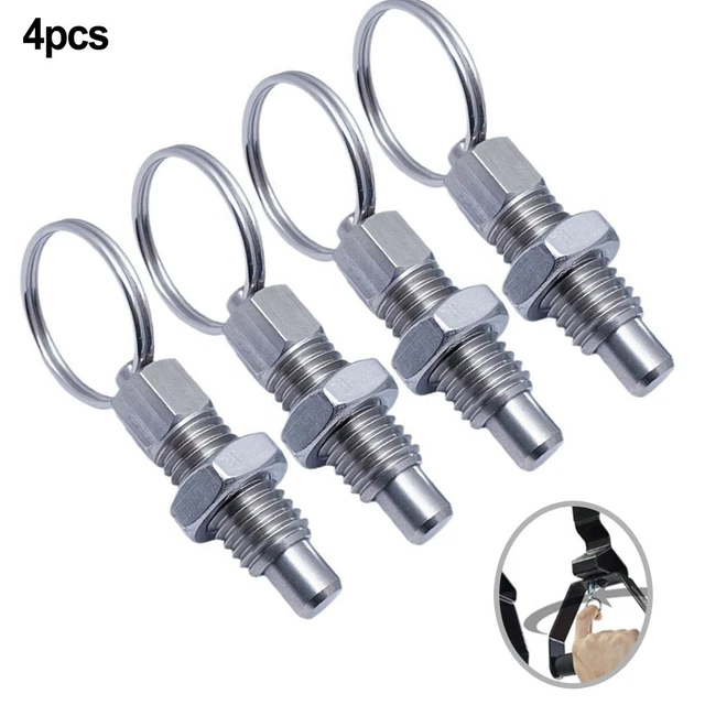 STAINLESS STEEL PIN Thread Locating Pin 4PCS Fitness Equipment Pull Pin ...