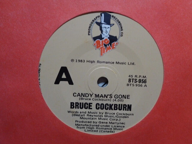 BRUCE COCKBURN &CANDY Man's Gone" 1983 BIG TIME Oz 7" 45rpm EUR 2,92 ...