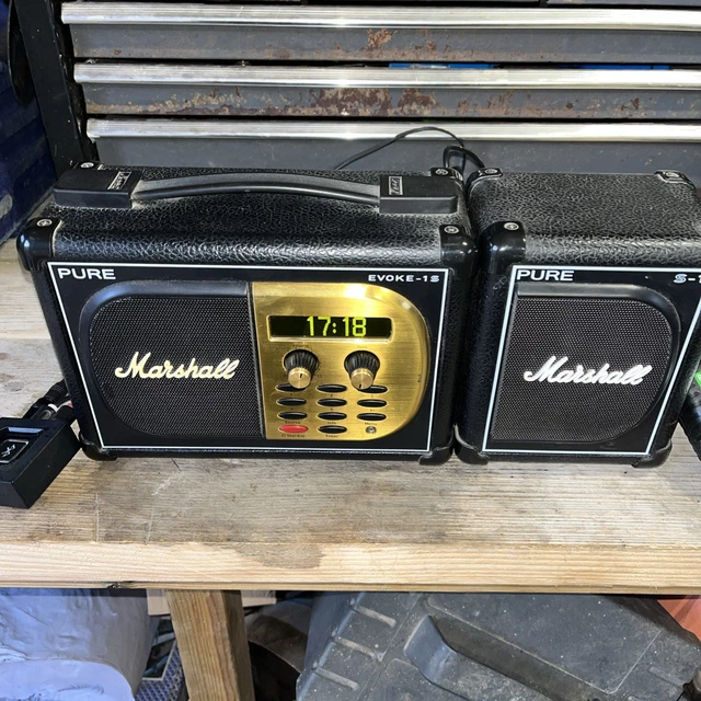 MARSHALL PURE EVOKE 1S DAB Radio, With Speaker and Bluetooth module ...