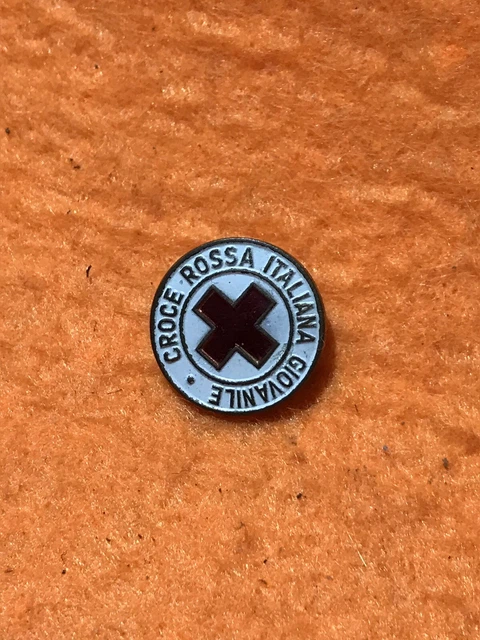 PIN CROCE ROSSA Fascista Ww2 Wwii REI Fascismo Regio Esercito Spilla ...