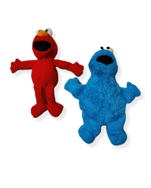 Sesame Street Elmo 14 And Cookie Monster 15 Plush Stuffed Toy Set £1416 Picclick Uk